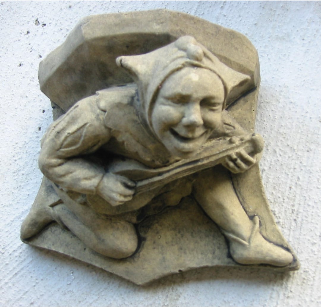 Jester Troll Juggler Medieval Console Base Small Made of Artificial ...