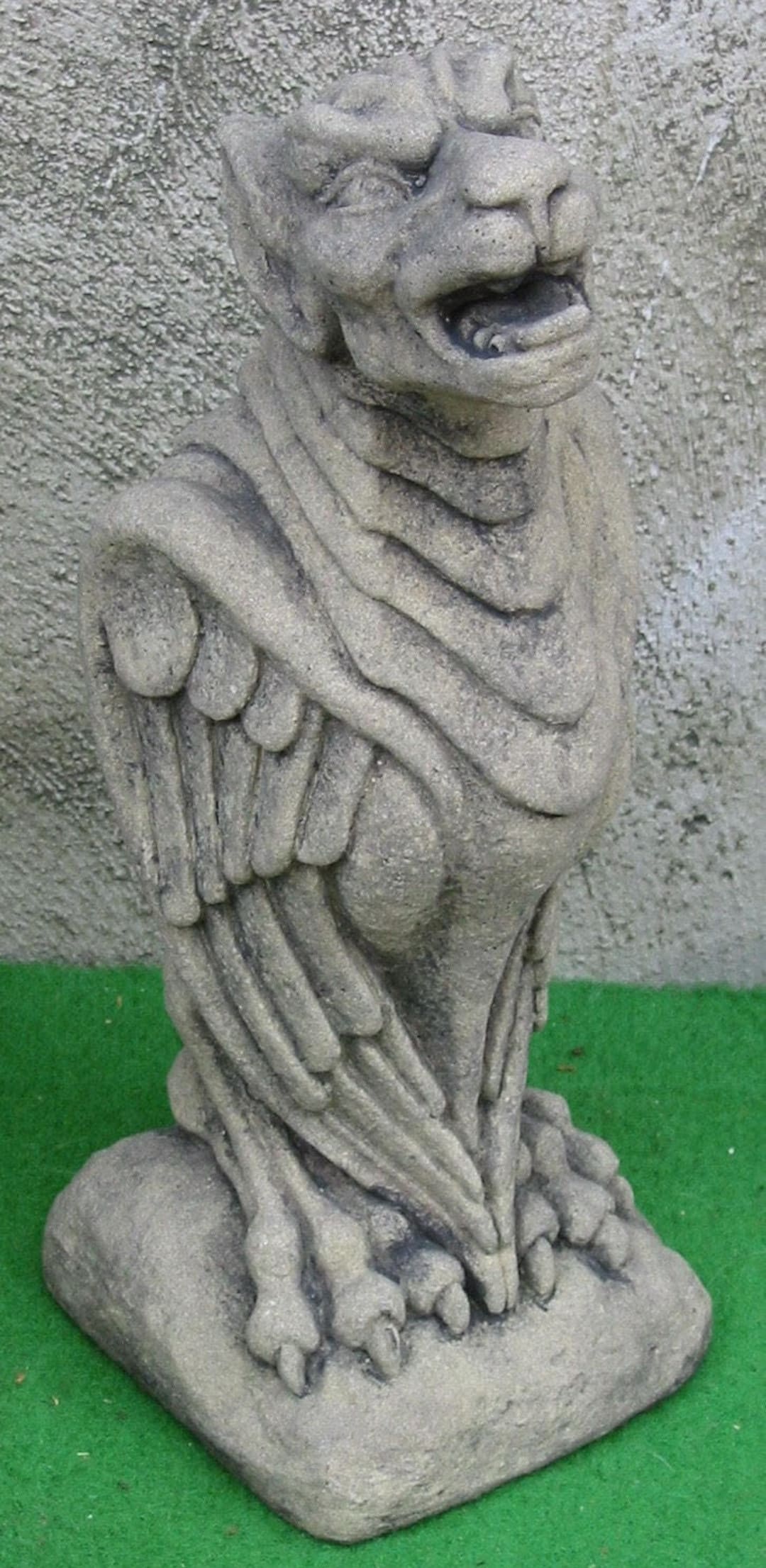 Griffin Dragon Gargoyle Figure Sculpture in Art Sandstone in Antique ...