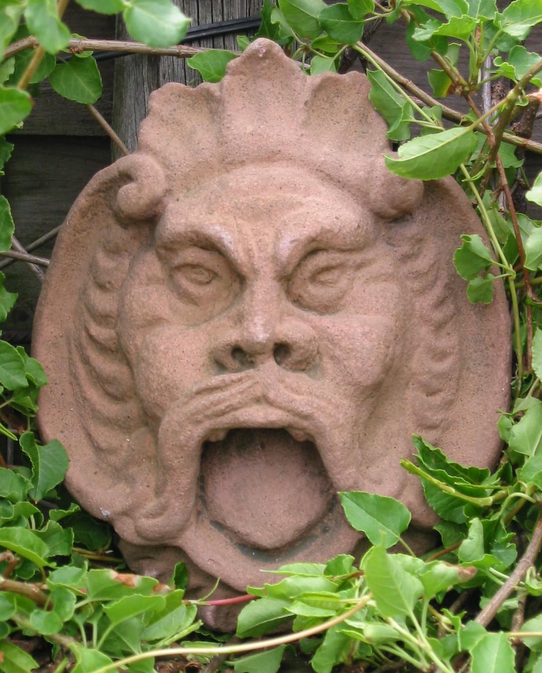 Grimace Zeus Demon Bacchus Head Small Art Sandstone Antique Look F 08 ...