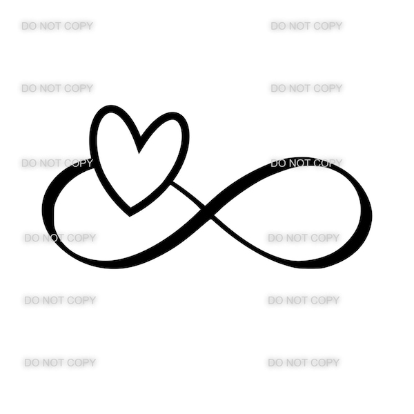 Infinity Heart Svg - Etsy