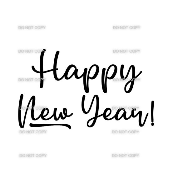 Happy New Year SVG | Etsy