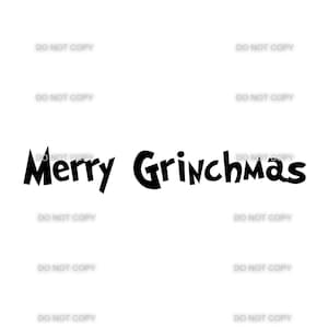 Merry Grinchmas SVG - Etsy