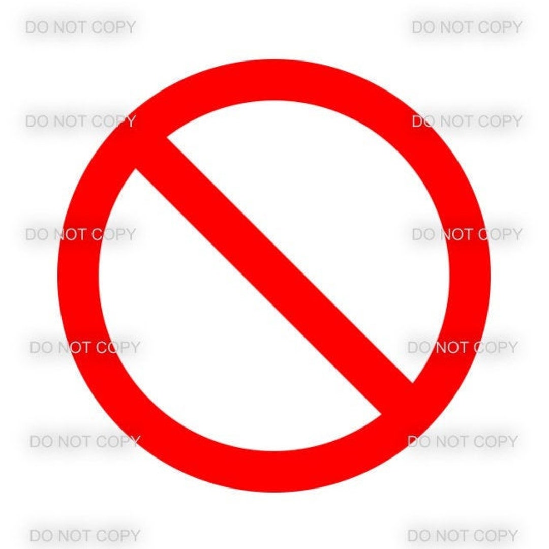 No Symbol SVG - Etsy