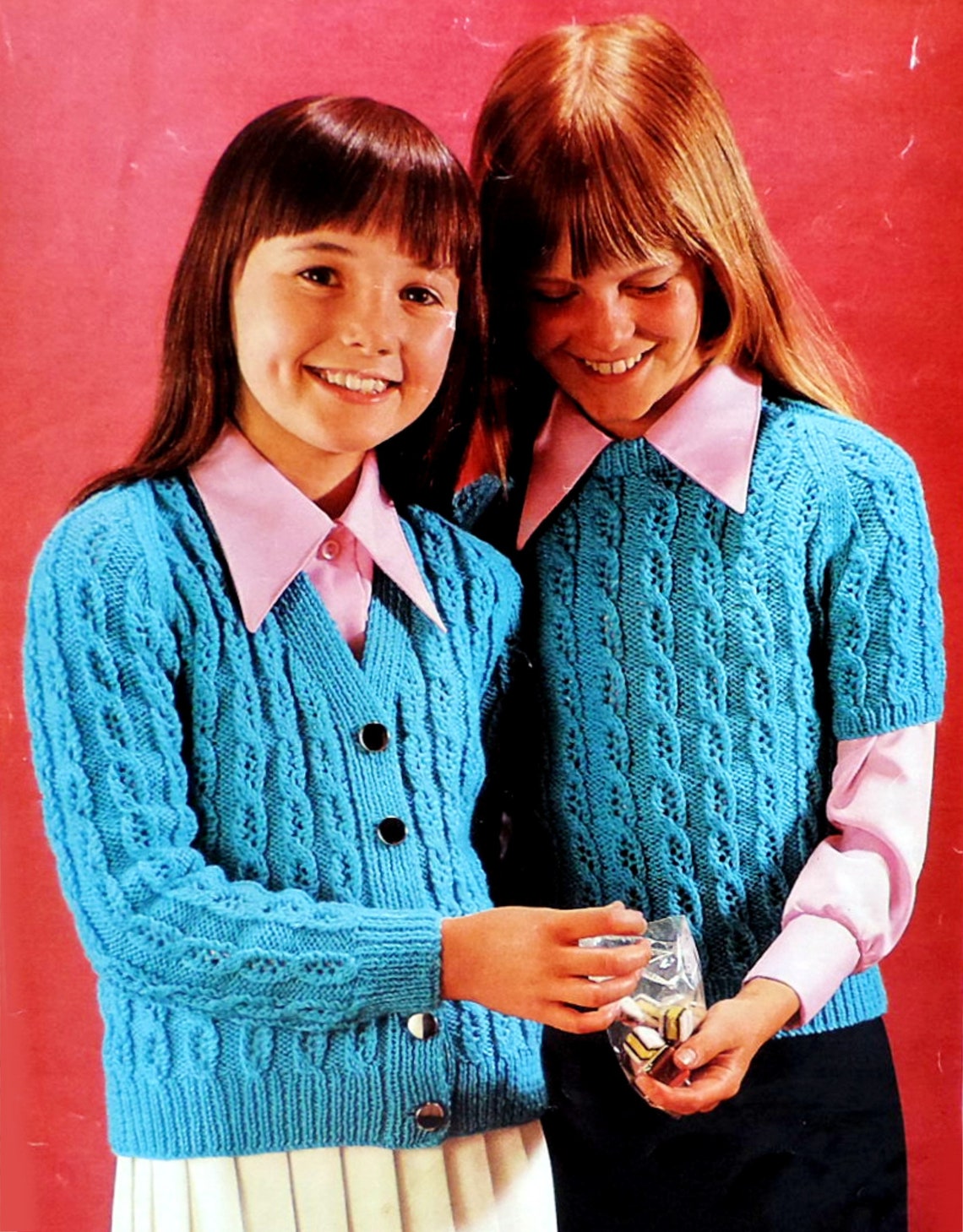 Cable Cardigan Jumper Knitting Pattern PDF Jacket Sweater - Etsy UK