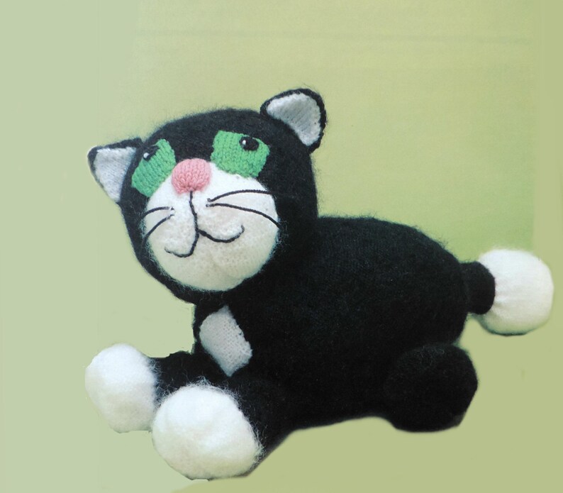 Jess the Cat Nightdress Case or Toy Doll Knitting Pattern | Etsy UK