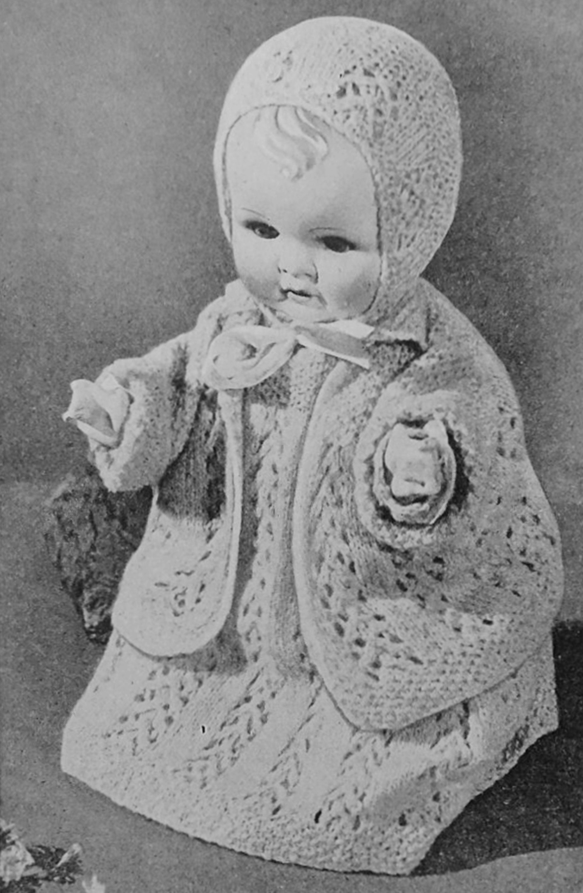 20s 30s Doll Clothes Knitting Pattern PDF Baby Dolls Lacy - Etsy UK