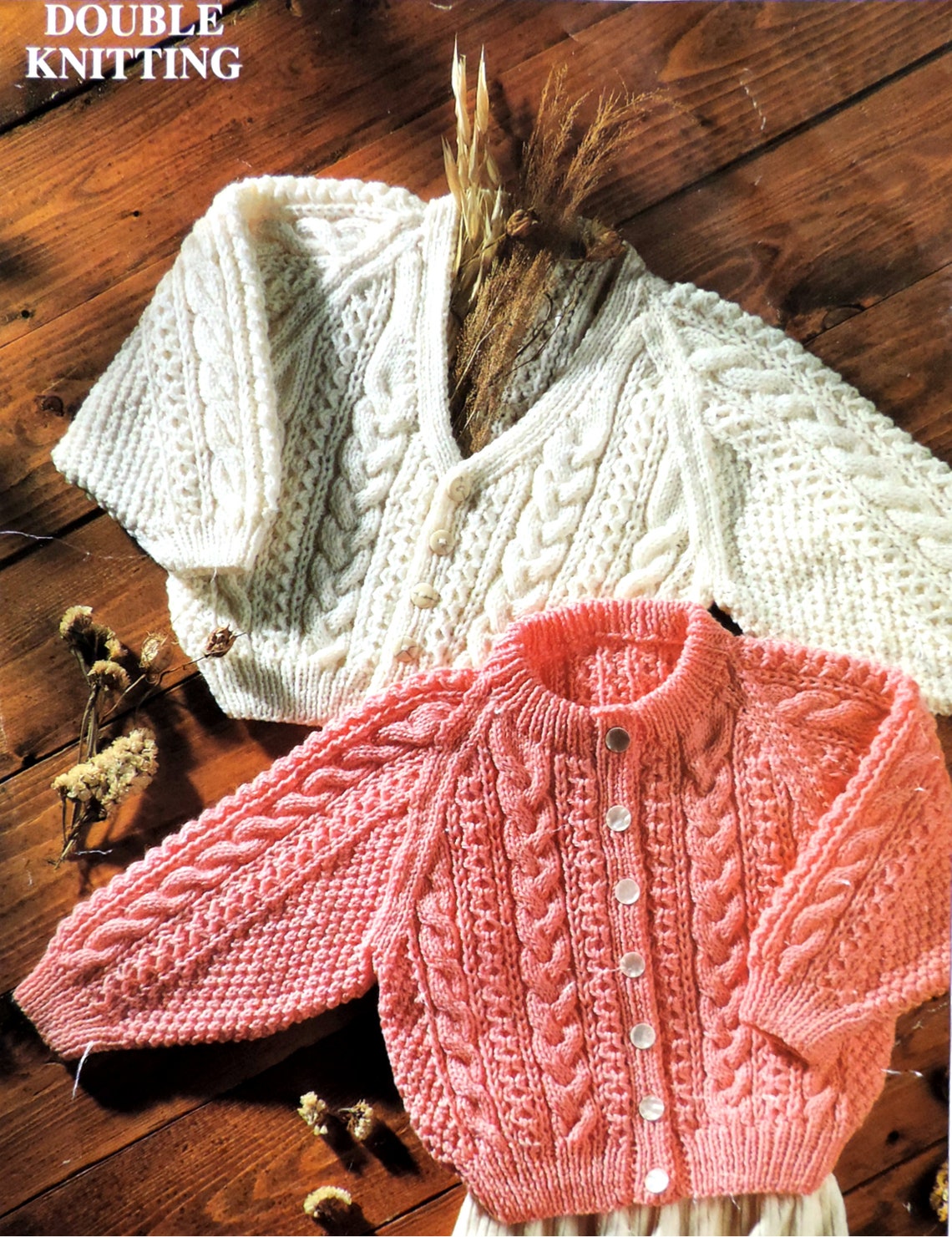 Baby Cable Cardigan Knitting Pattern PDF Babies Toddlers Boys | Etsy UK