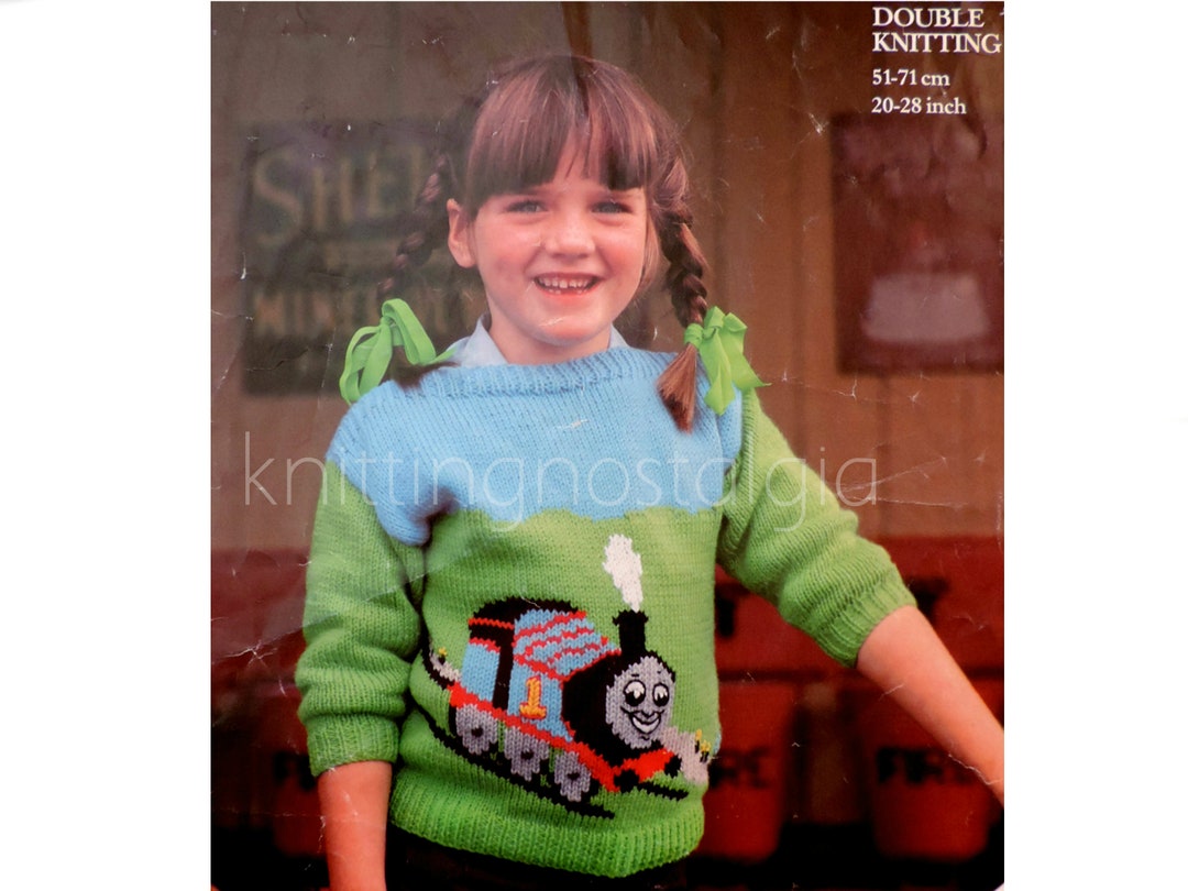 Thomas the Tank Engine Knitting Pattern PDF Childs - Etsy Australia