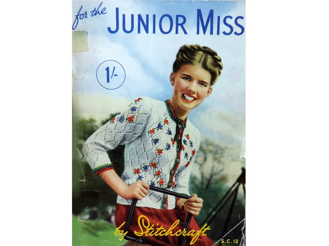 Tyrolean Cardigan Knitting Pattern PDF Womens Girls Ladies - Etsy