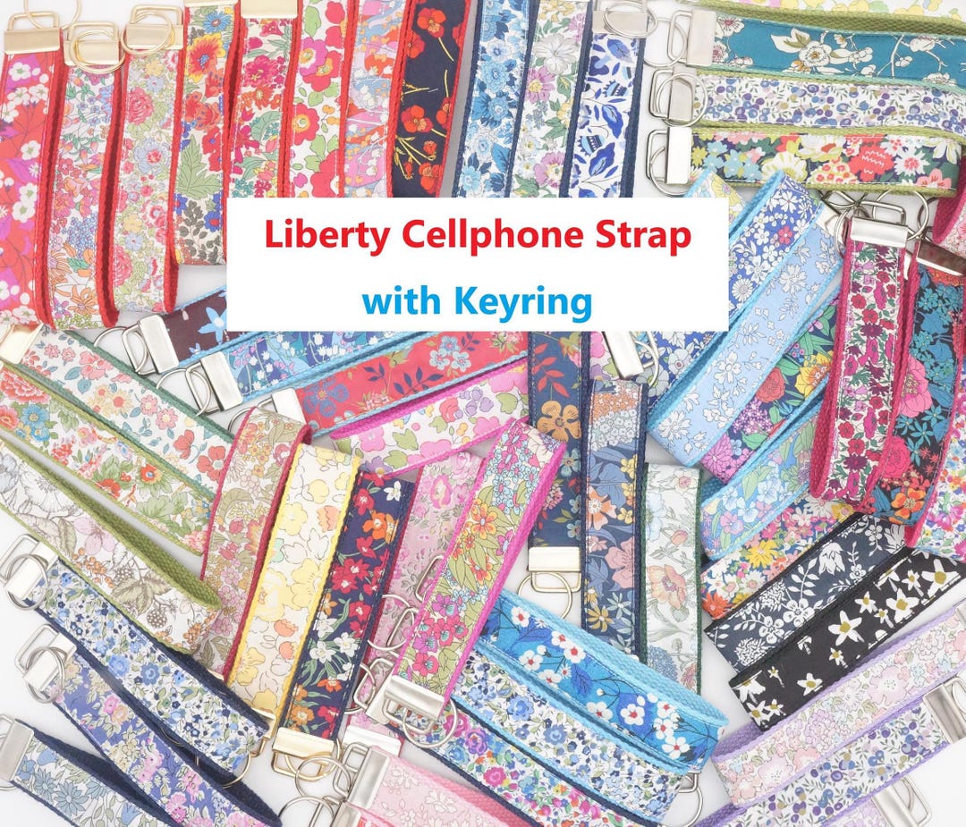 Liberty Cell Phone Connector With Keychain/ Wrist Strap With Keyring ...