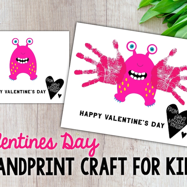 Monster Handprint - Etsy