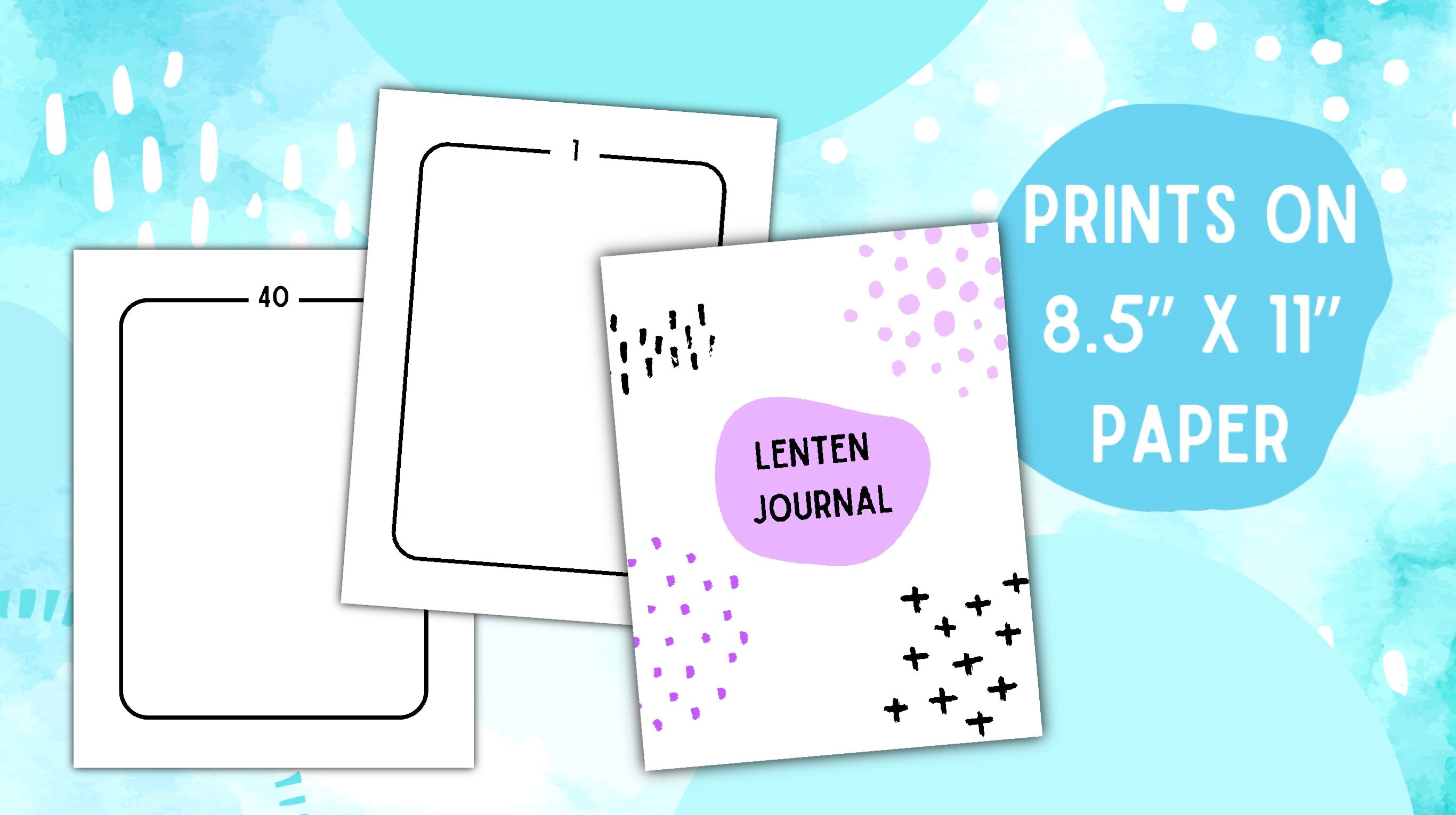 Lenten Journal for Kids, Daily Reflections, Prayer, Digital Download ...