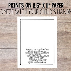 Valentines Day Handprint Craft, DIY Craft, Poem, Digital Download ...