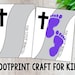 Following Jesus’s Path, Footprint Craft for Kids, Lent, Sunday School ...