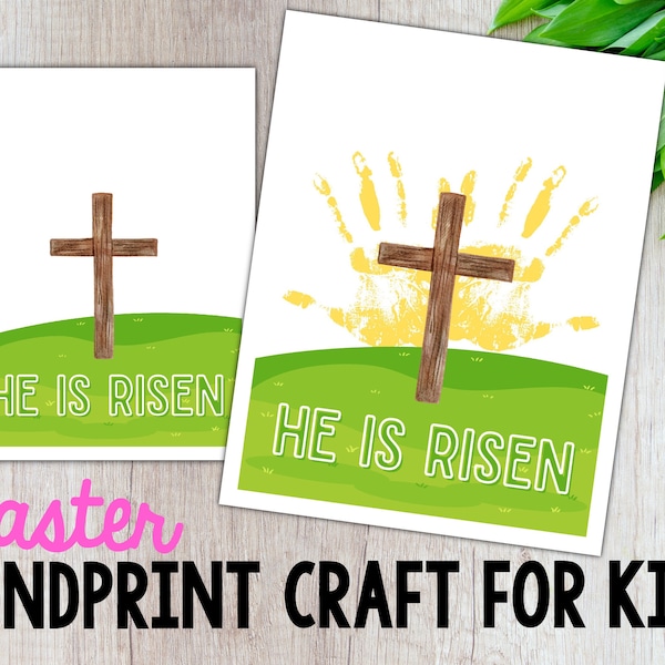 He is Risen Craft - Etsy