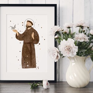 St. Francis of Assisi Print, Digital Download, Printable Wall Art ...