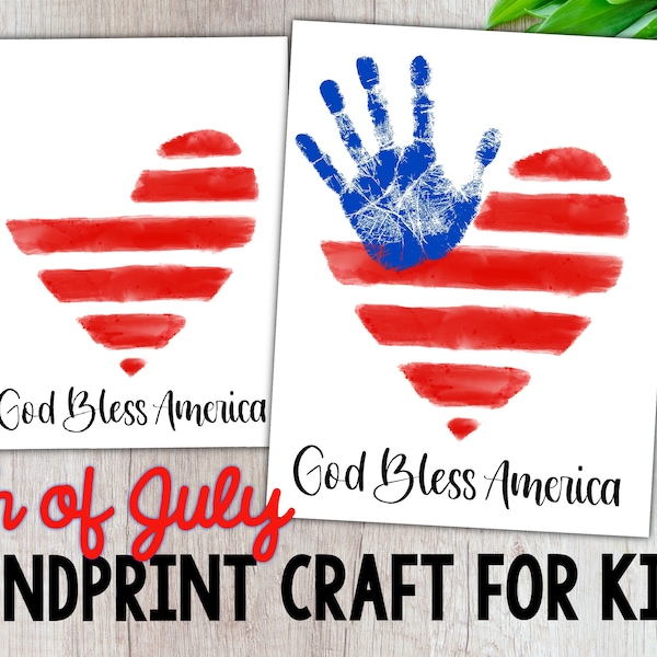 Handprint Craft - Etsy