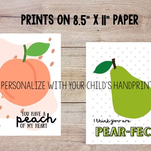 Fruit Handprint Craft for Kids, Bundle of 8, Strawberry, Grapes ...