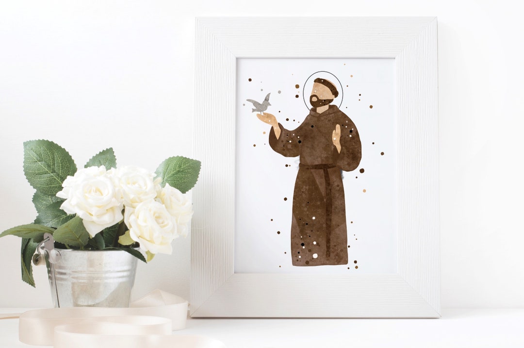 St. Francis of Assisi Print, Digital Download, Printable Wall Art ...