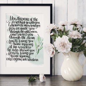 May the Peace of the Lord Christ Go With You, Blessing, Prayer ...
