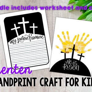 Lenten Promise Template - Etsy UK