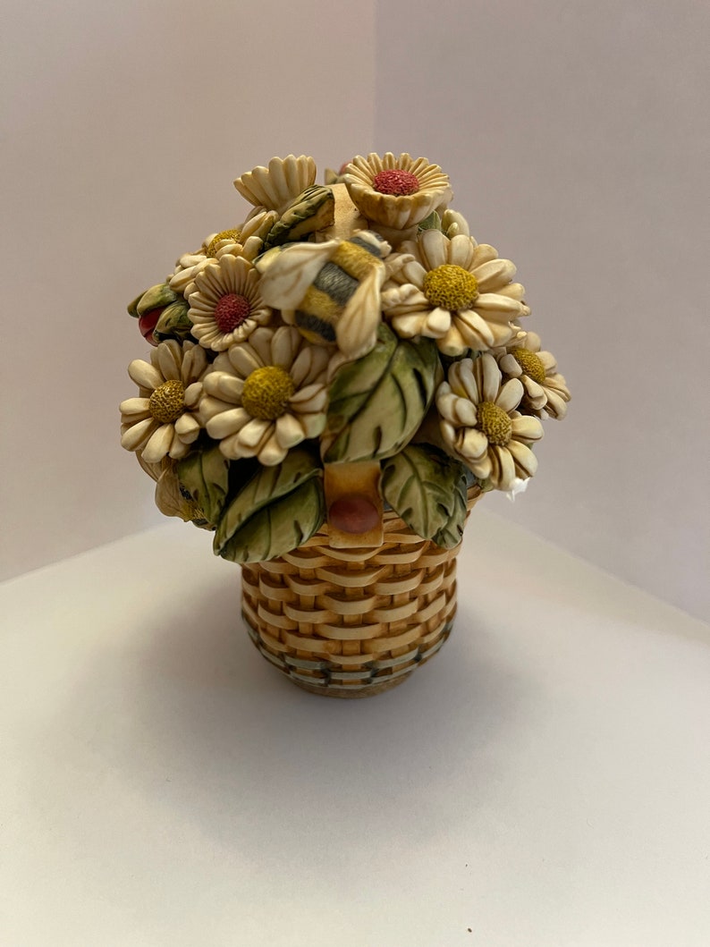 Harmony Kingdom Longaberger Daisy Basket/ No Original Box - Etsy