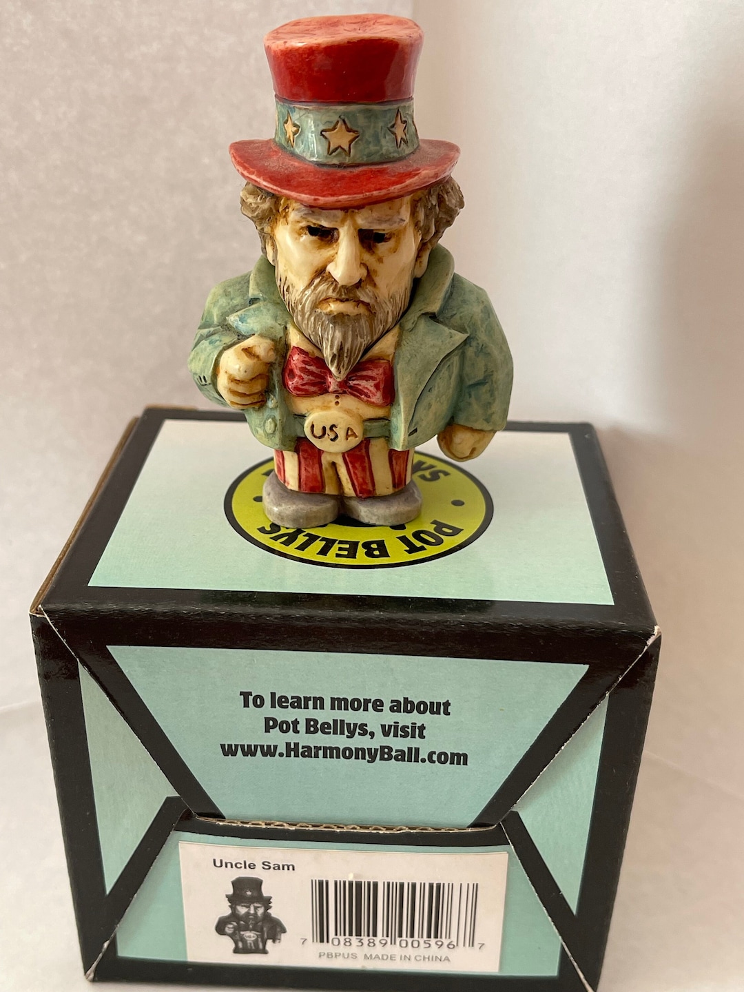 Harmony Kingdom/ Harmony Ball Pot Belly "uncle Sam" PBPUS - Etsy