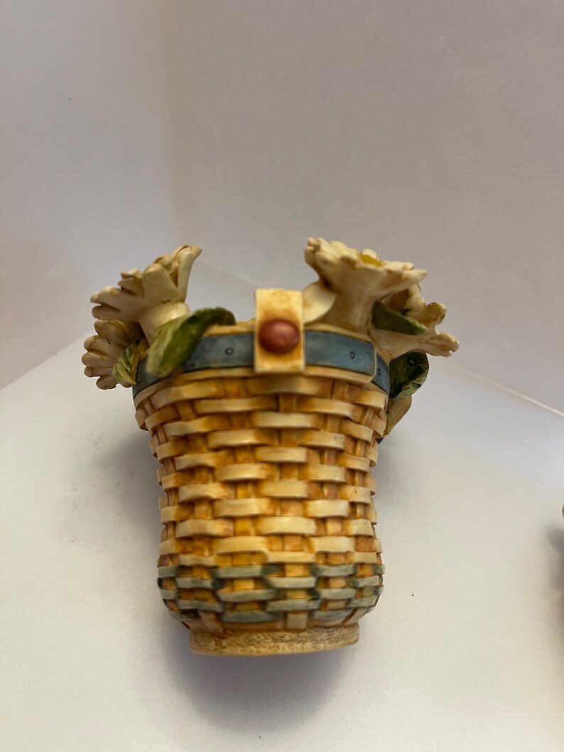 Harmony Kingdom Longaberger Daisy Basket/ No Original Box - Etsy