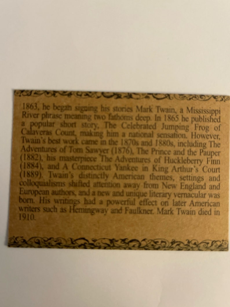 Harmony Ball Pot Bellys Historical Mark Twain PBHMT - Etsy