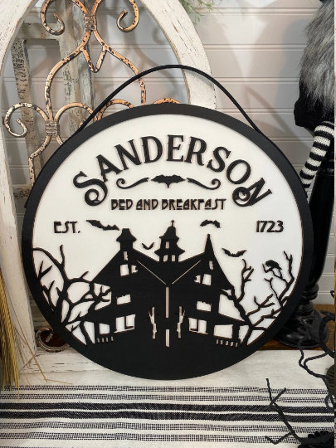 SVG Laser Cut File Digital Download Sanderson Bed and Breakfast Spooky ...