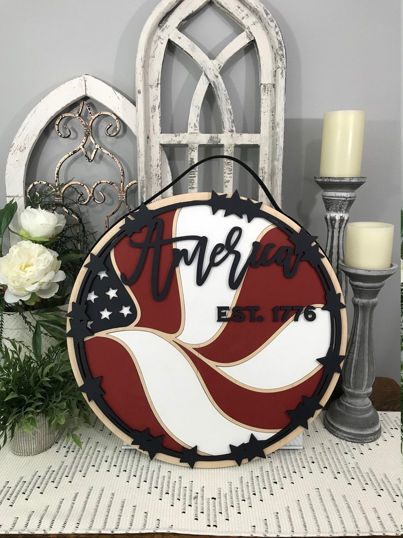 SVG Digital Instant Download Laser Cut File America 1776 - Etsy