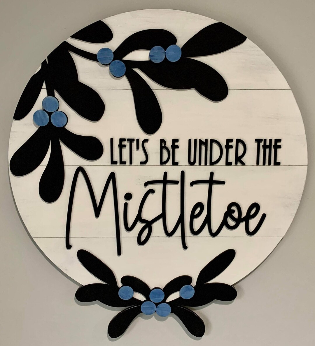 Mistletoe Floral Holiday SVG Laser Cut File Instant Digital Download ...