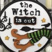 SVG Digital Instant Download Laser Cut File the Witch is in Out ...