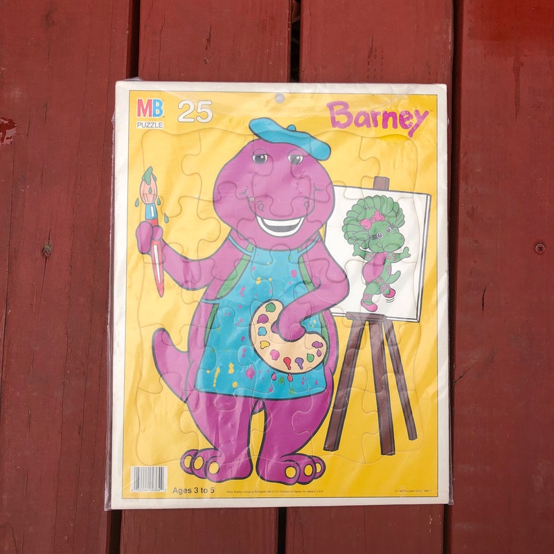 Barney Puzzle - Etsy