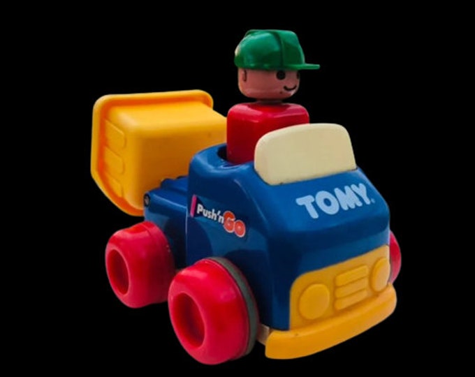 1991 Tomy Push 'n Go Multi-color Plastic Dump Truck - Etsy