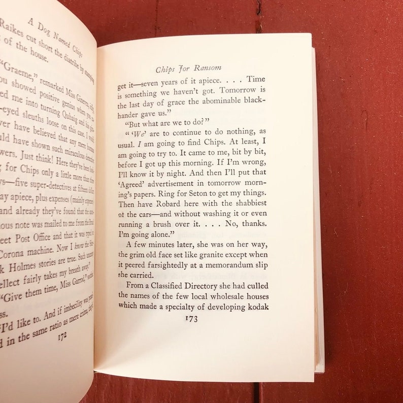 Vintage A Dog Named Chips Book by Albert Payson Terhune - Etsy