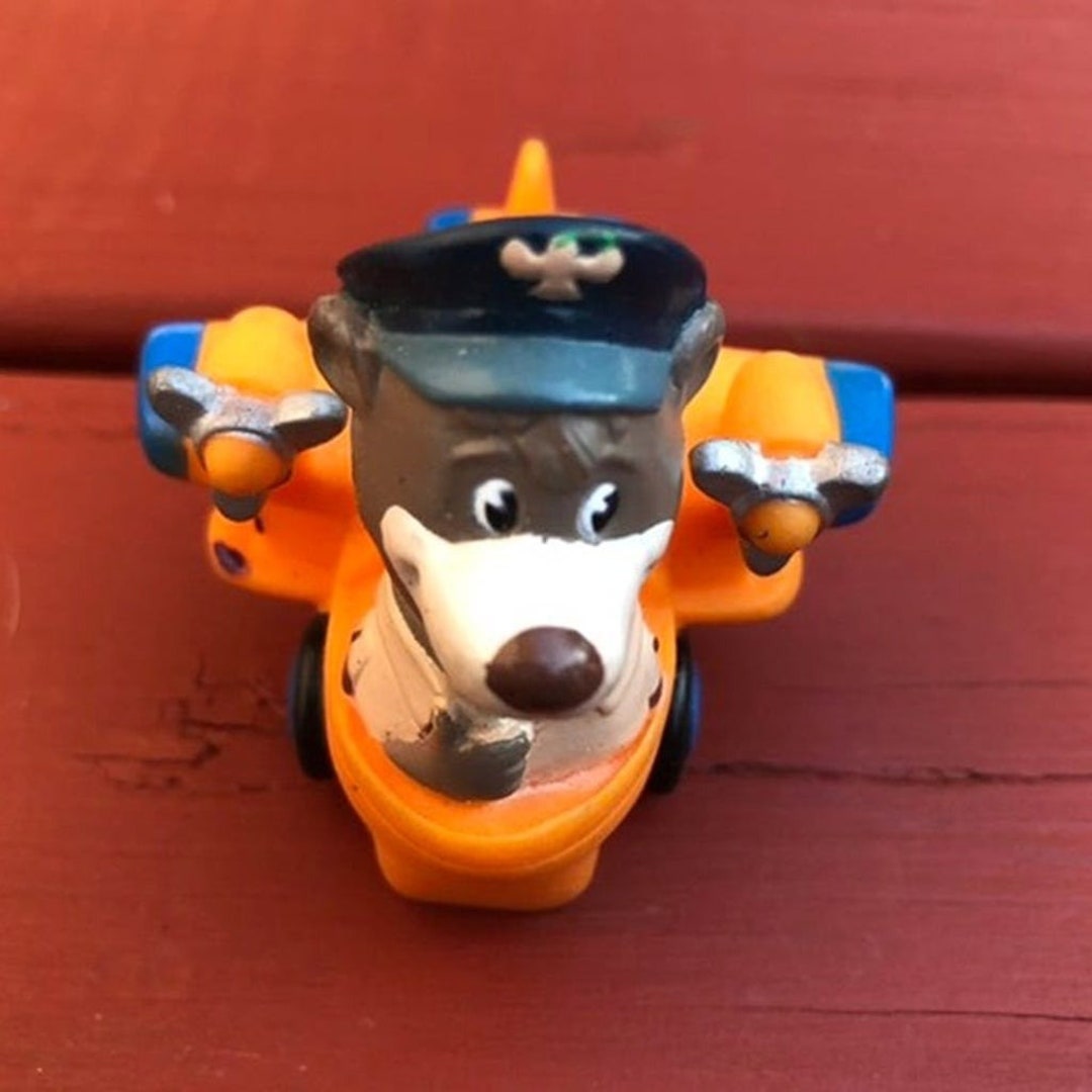 1990 Mcdonalds Disney's Tale Spin Rubber Toy Baloo's Seaplane - Etsy