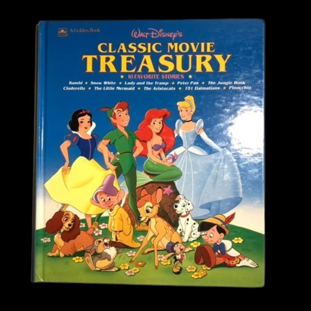 Walt Disney's Classic Movie Treasury Story Book 1989 - Etsy