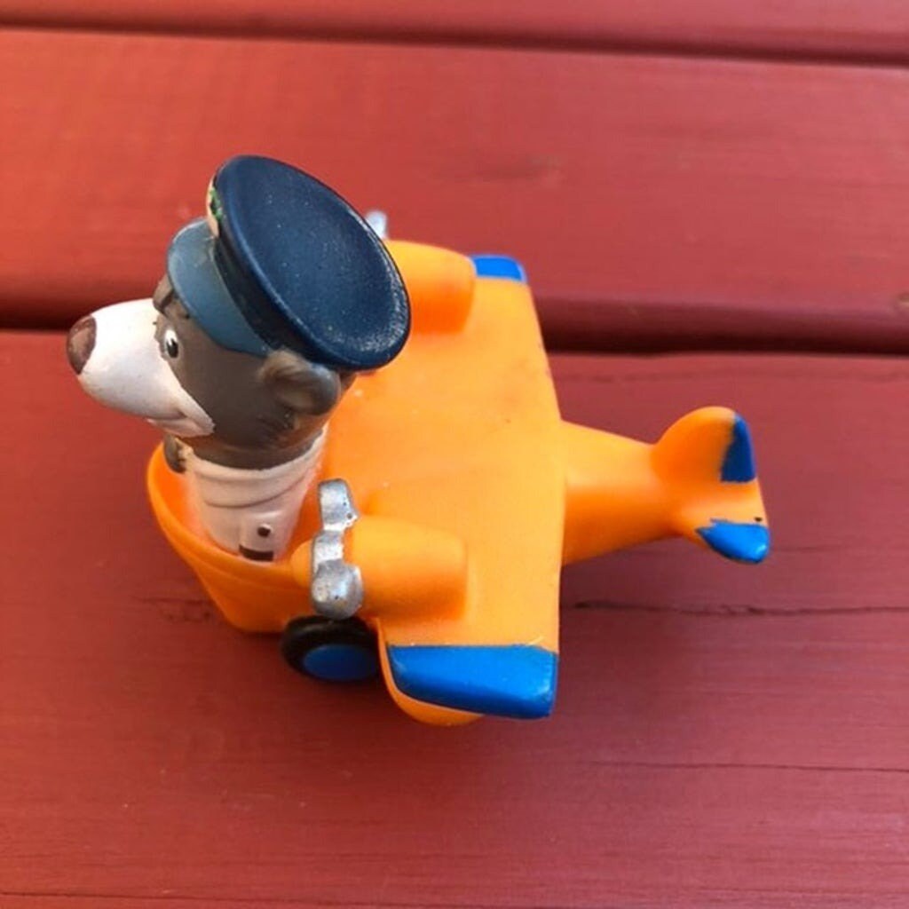 1990 Mcdonalds Disney's Tale Spin Rubber Toy Baloo's Seaplane - Etsy