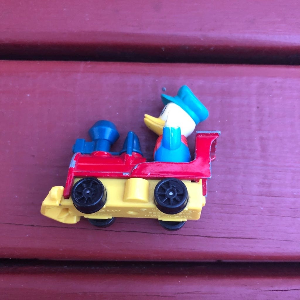 Vintage 1993 Walt Disney Diecast Donald Duck Conductor Train TOMY - Etsy