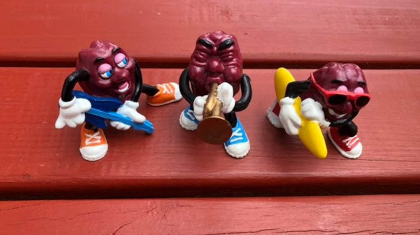 Lot of 3 Vintage 1988 California Raisins Figures - Etsy