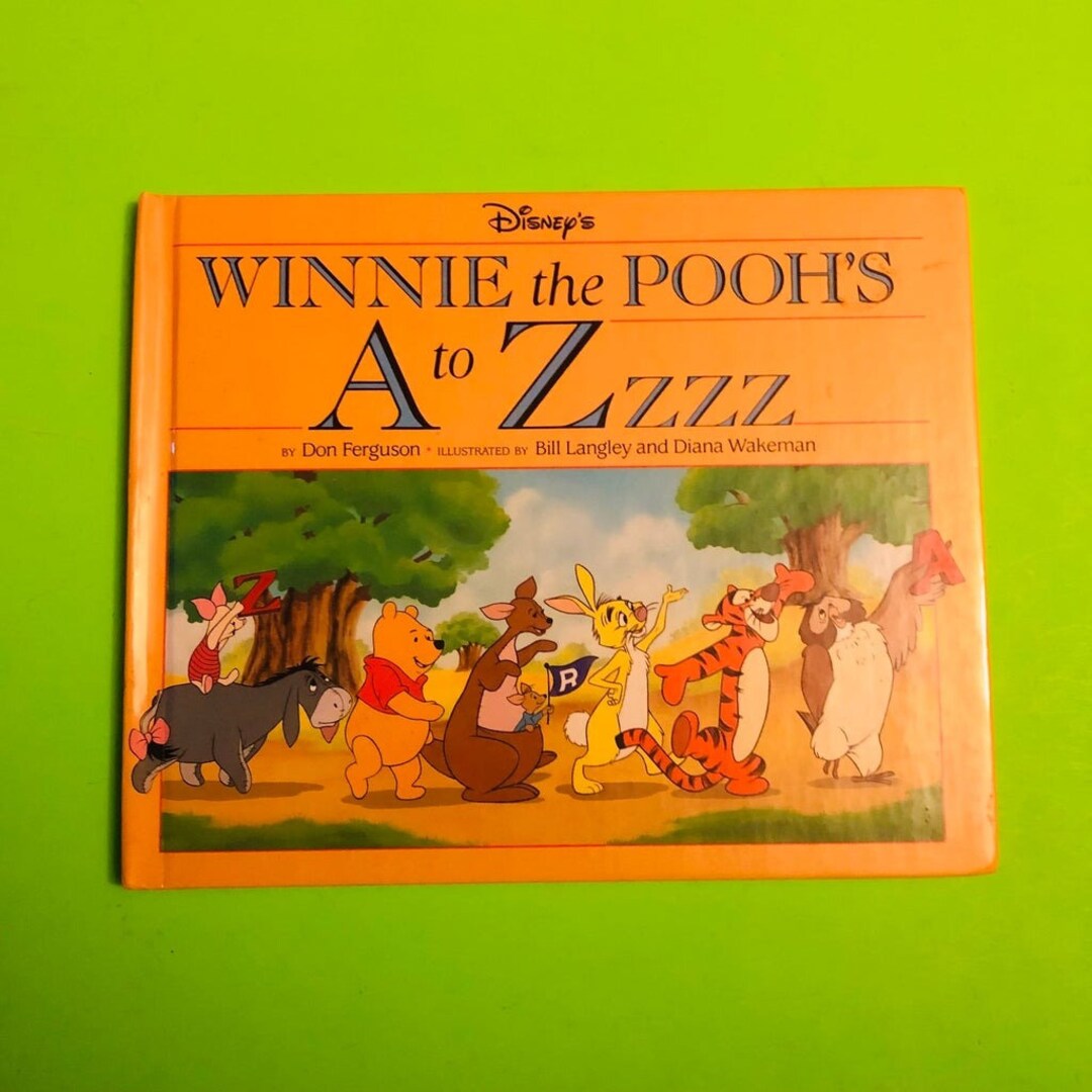 Disney's Winnie the Pooh's A to Zzzz January 1, 1992 - Etsy