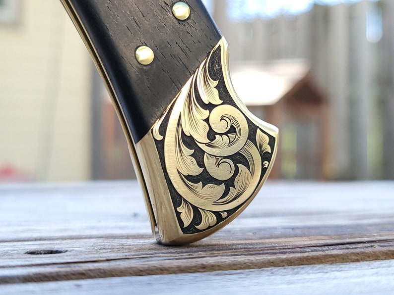 Buck 110 Folder Hand Engraved Single Edition fox - Etsy