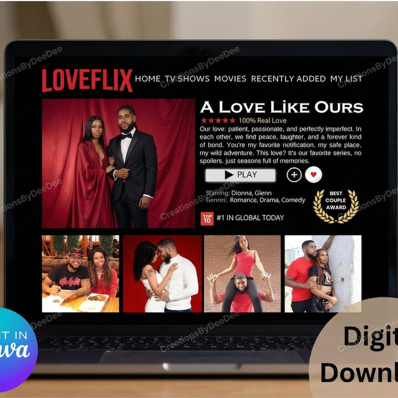 Valentines Netflix Frame - Etsy