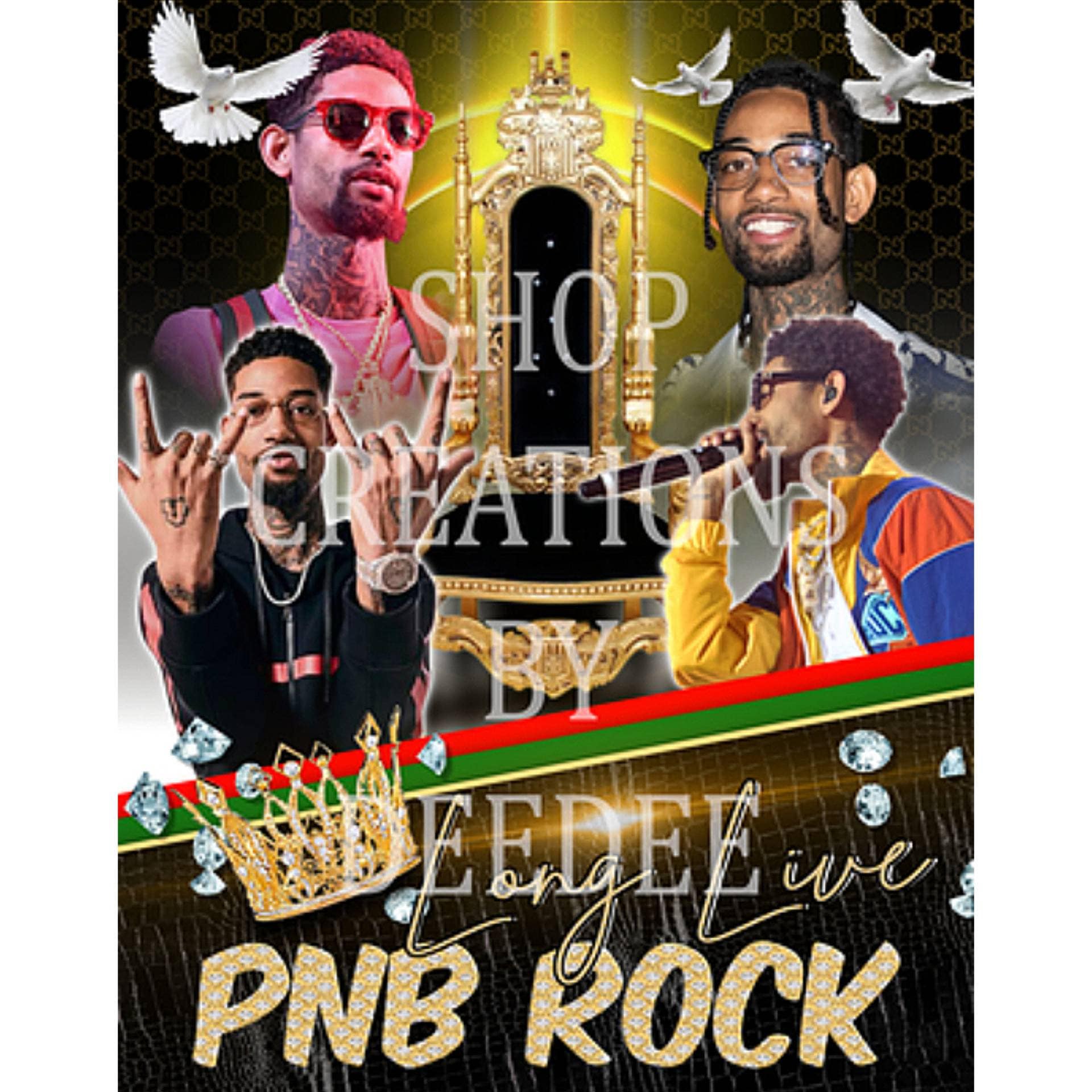 Long Live PNB Rock - PNG Digital Download - Etsy