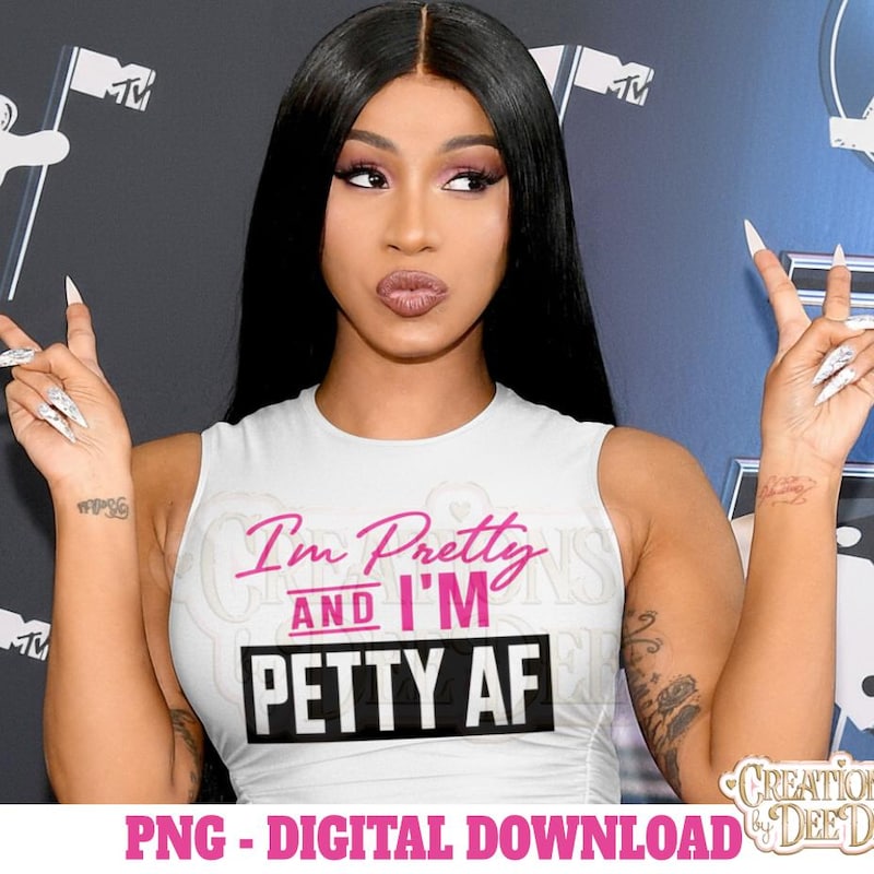 Pretty and Petty Af Png - Etsy