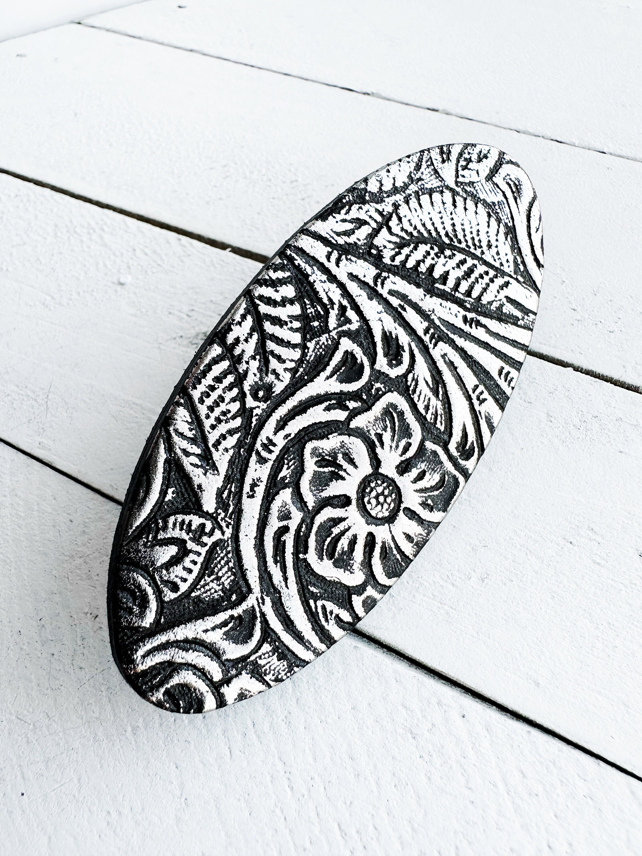 NEW Cinch Clip | Silver & Black Leather Closure for Jackets, Shirts ...