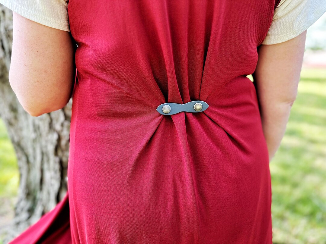 Cinch Clip for Clothing | Belt Alternative | Silver Hardware on Blue ...