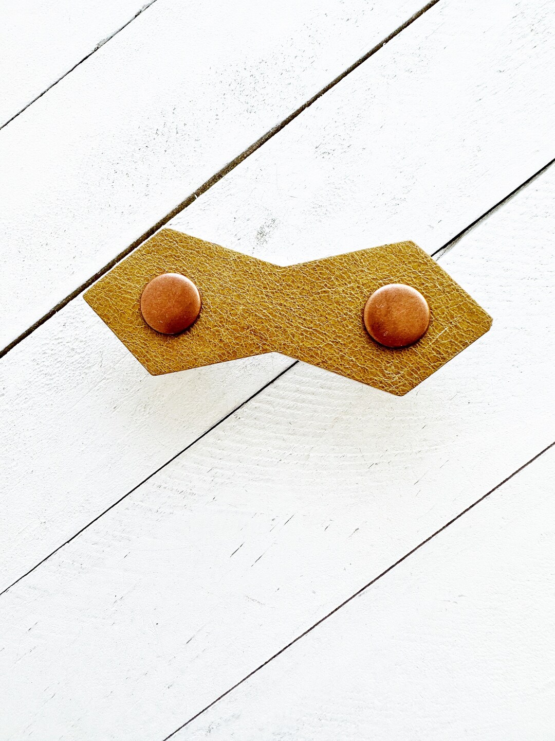 NEW Cinch Clip | Butterscotch Leather & Copper Clothing Fasteners ...