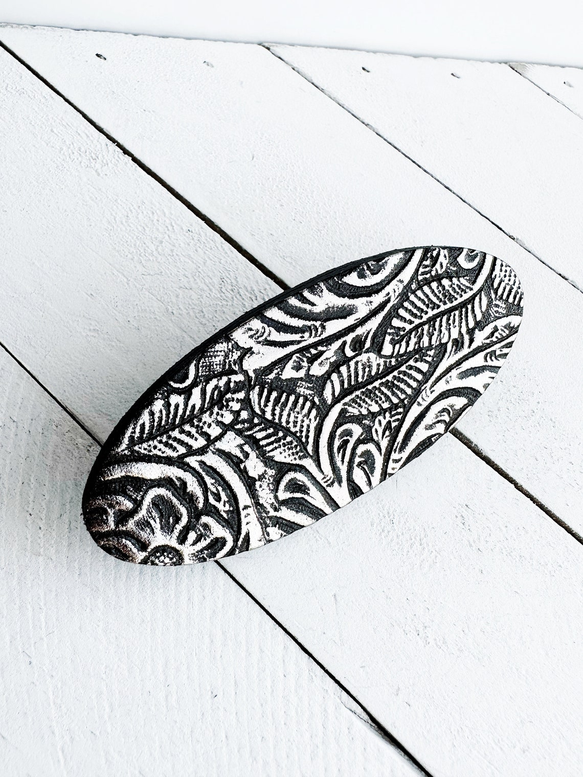NEW Cinch Clip | Silver & Black Leather Closure for Jackets, Shirts ...